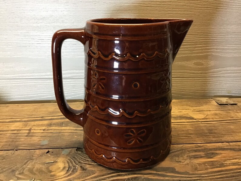 Vintage Marcrest Daisy Dot Pitcher - Etsy
