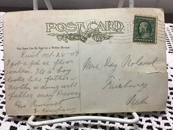 Rare 1909 Benjamin Franklin One Cent US Postage Stamp - Etsy