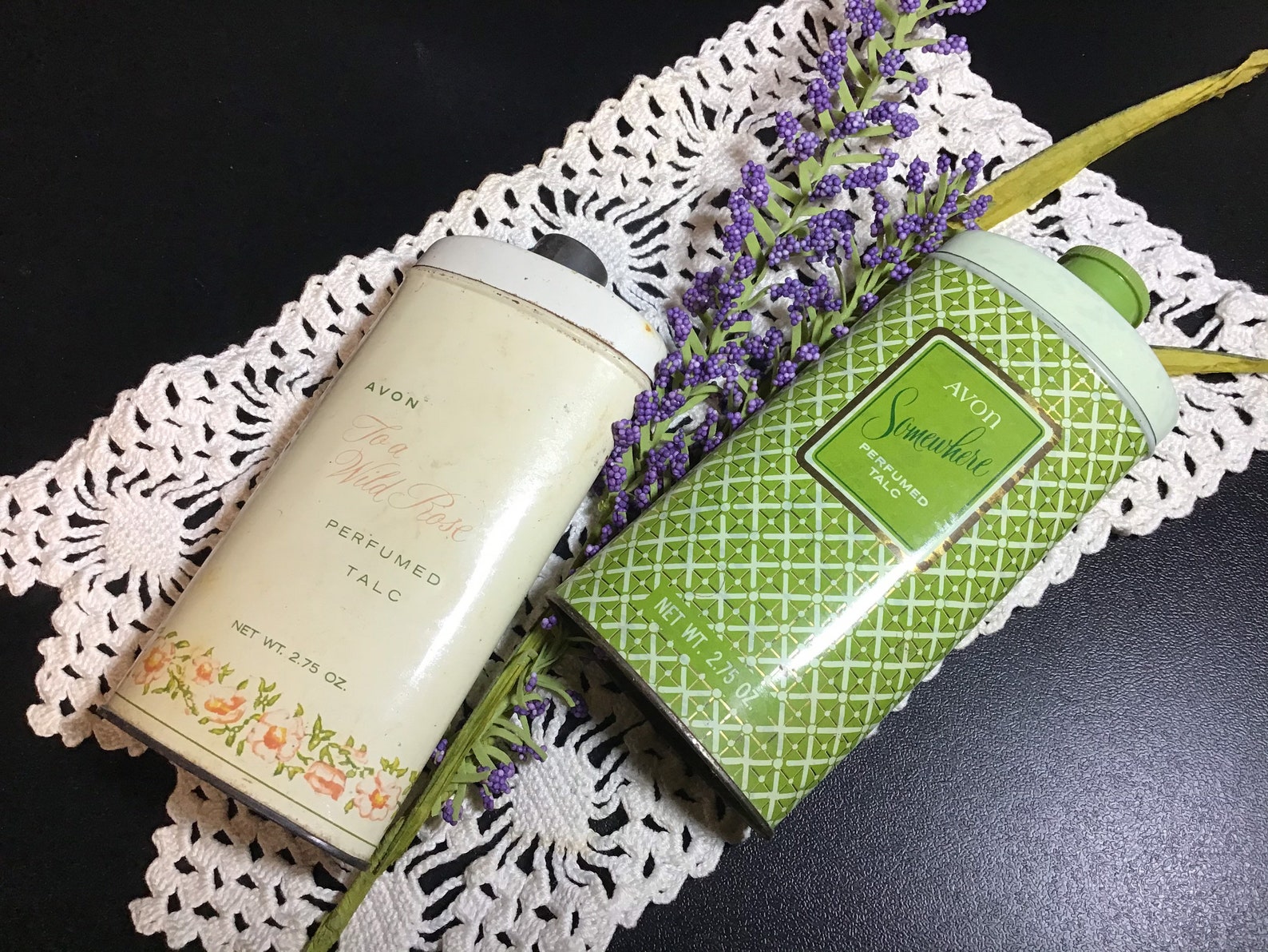 Vintage Avon Body Powder Tins Collectible Avon - Etsy