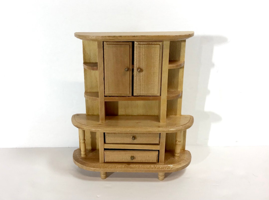 Dollhouse Hutch, Miniature Cabinet - Etsy