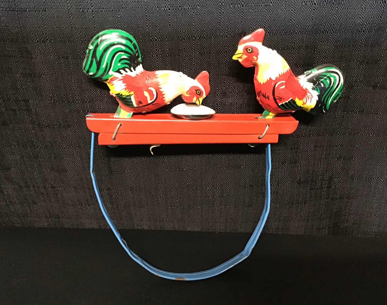 Vintage Litho Hand Held Rooster ToyCollectible Litho Toy | Etsy