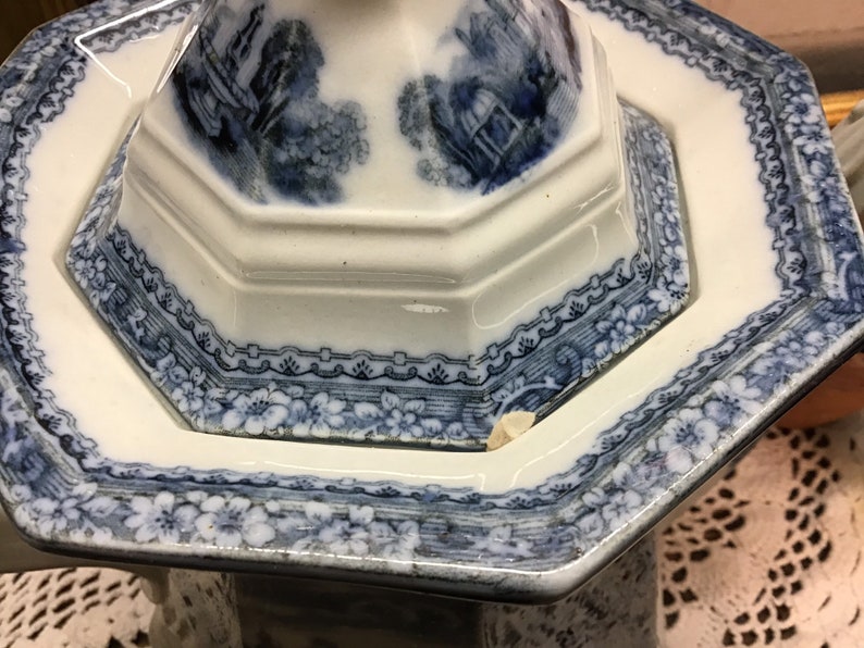 Rare 1800’s Antique Jacob Furnival Teapot, Ironstone, Medina Pattern - Etsy