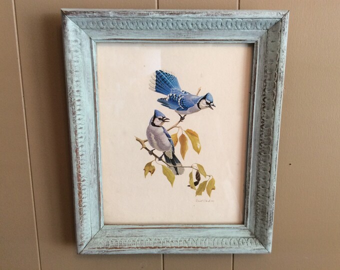 Vintage Bird Lithograph~vintage Bird Print~signed Lithograph~lithograph ...