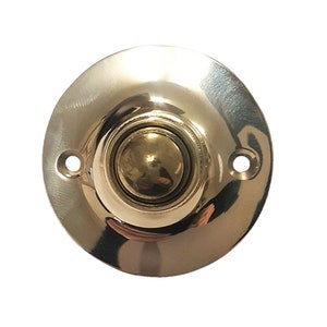 Undersized Solid Brass Doorbell Button - Etsy