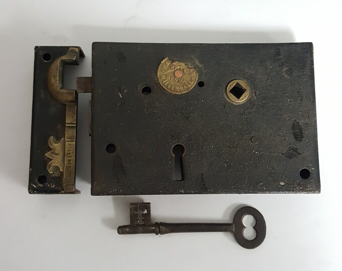 Antique Carpenter Rim Lock Set 531213 - Etsy