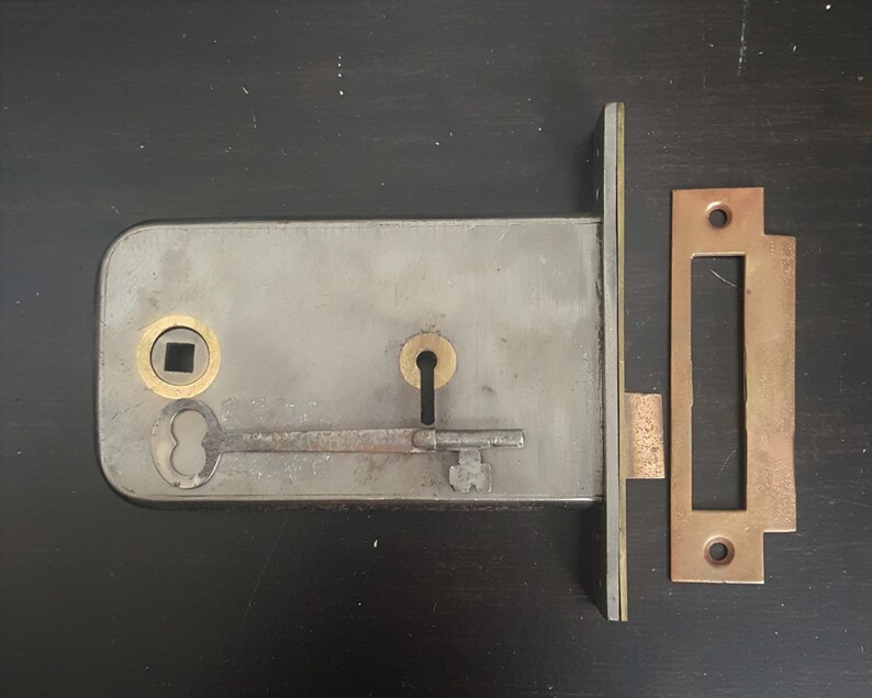 Large Backset Antique Mortise Lock Set 530827 | Etsy
