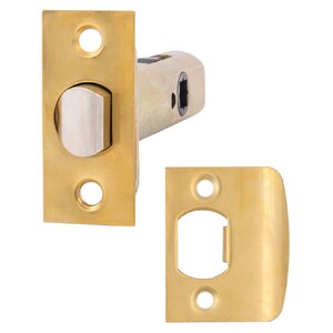 Passage Latch for Pre-drilled Doors, 2 3/8 Inch Back Set, Many Finishes ...