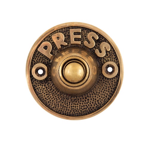 Vintage Press Button Door Bell Doorbell Antique | Etsy