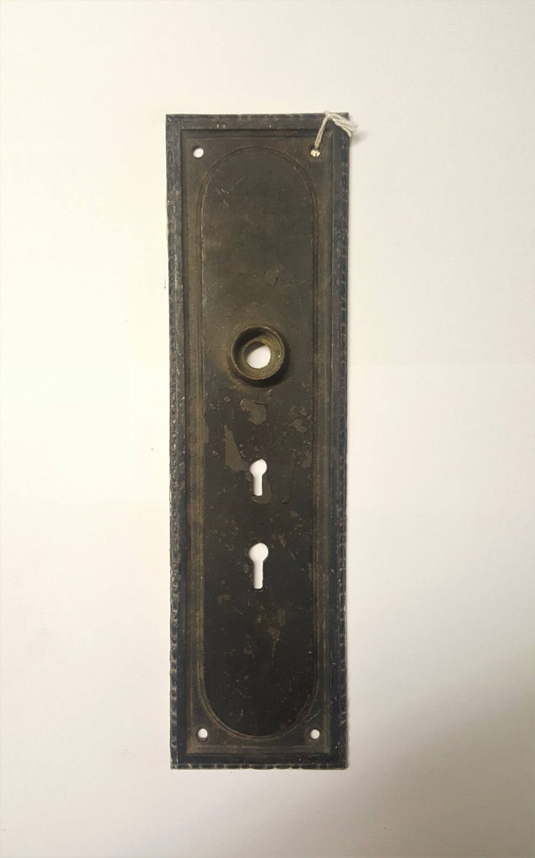 Mallory & Wheeler Large Antique Bronze Entry Lock Back Plate for ...