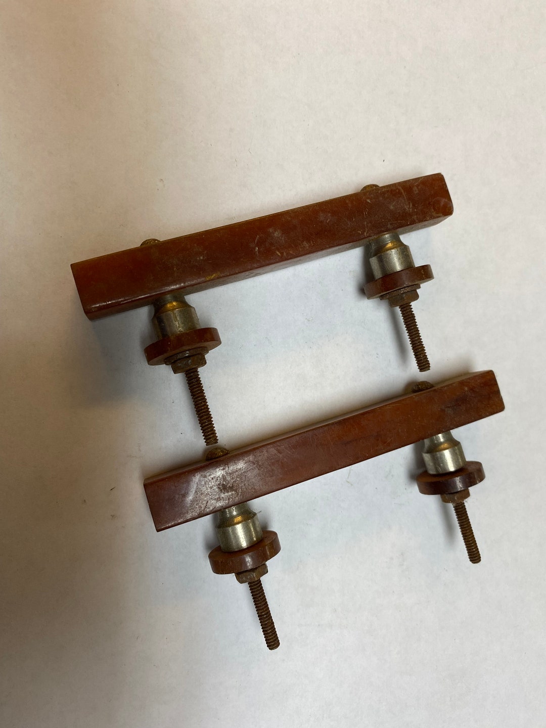 Pair 1920-1940's Bakelite Kitchen Drawer Door Handles - Etsy