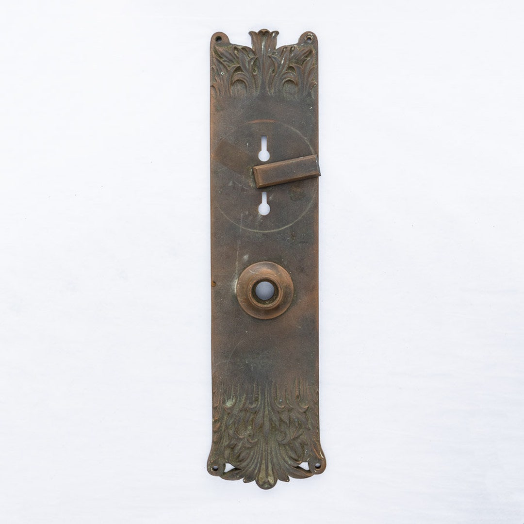 Antique Ca 1900 Entry Door Skeleton Keyed Large Back Plate - Etsy