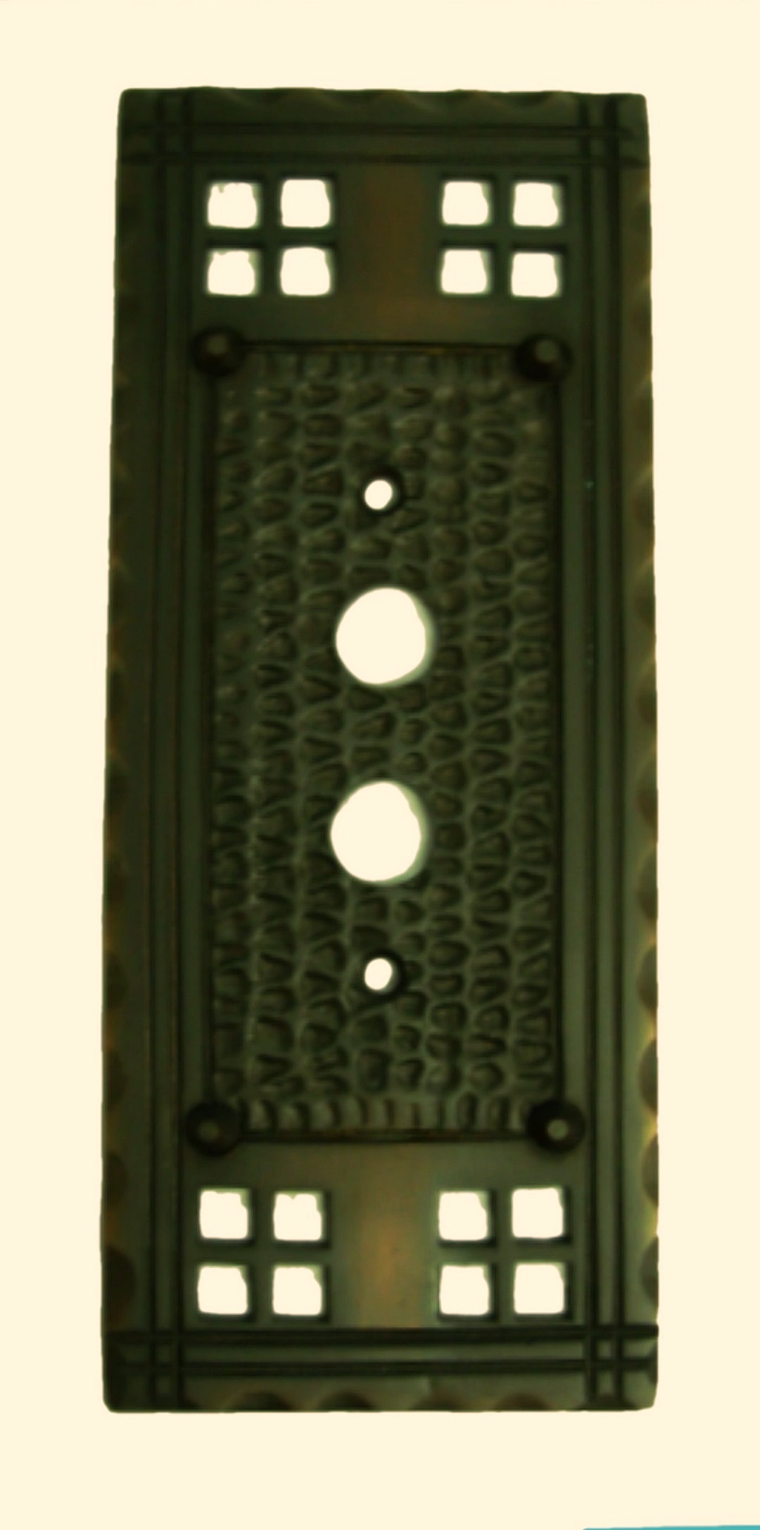 Mission Arts & Crafts Single Push Button Switch Plate - Etsy