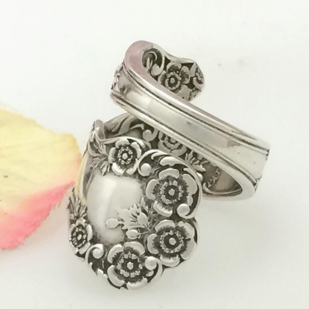 Sterling Silver BUTTERCUP Ring Size 7 to 13 Custom Gorham 1899 Antique ...