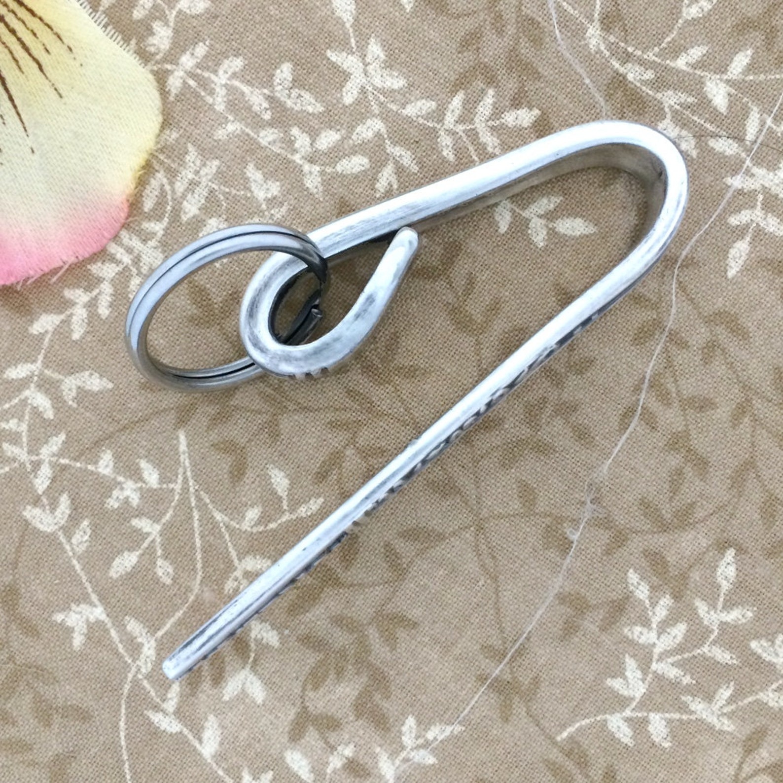 Silver Spoon Keyring Purse Hook CAPRICE 1937 Upcycled Nobility Vintage ...