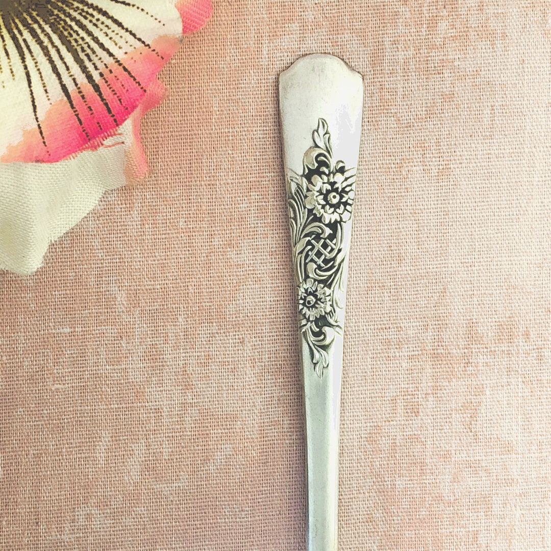 WOOD ROSE Spoon Bracelet Buddie Helper Fastener Long Repurposed ...