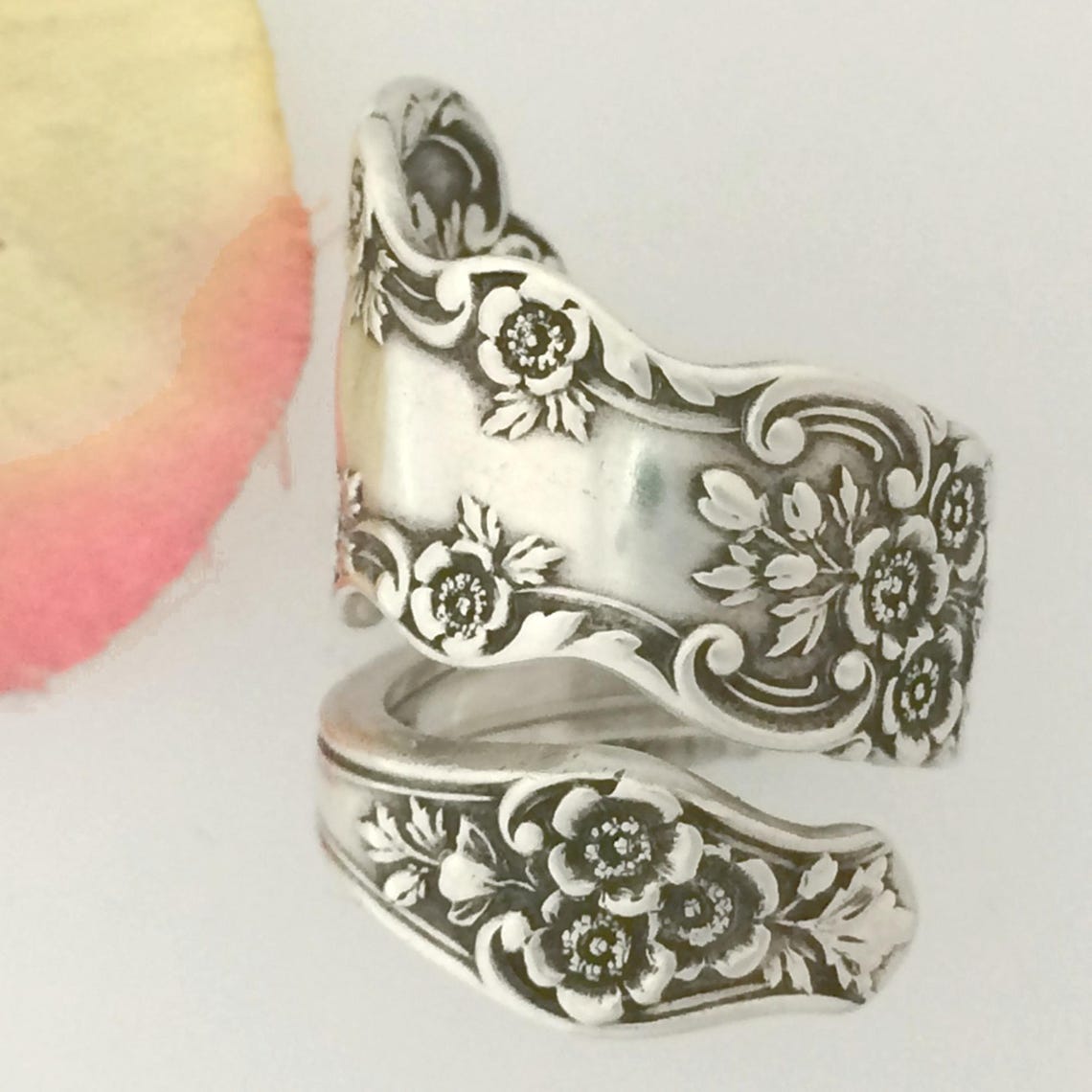 Sterling Silver BUTTERCUP Ring Size 7 to 13 Custom Gorham 1899 Antique ...
