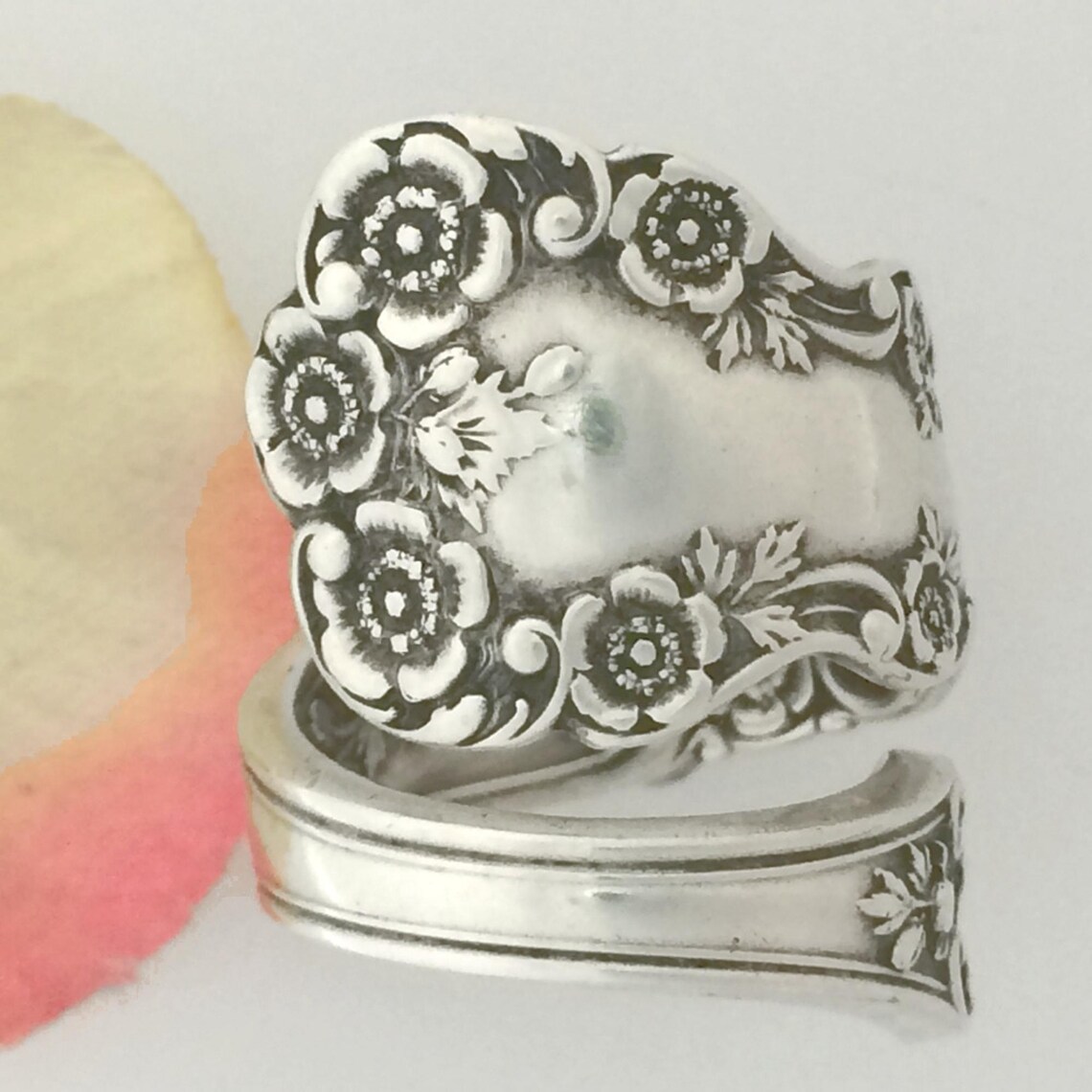 Sterling Silver BUTTERCUP Ring Size 7 to 13 Custom Gorham 1899 Antique ...