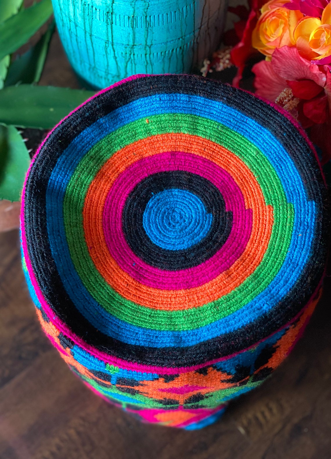 Colombian Crossbody Handmade Wayuu Bag. Colorful Mochila. Artisanal ...