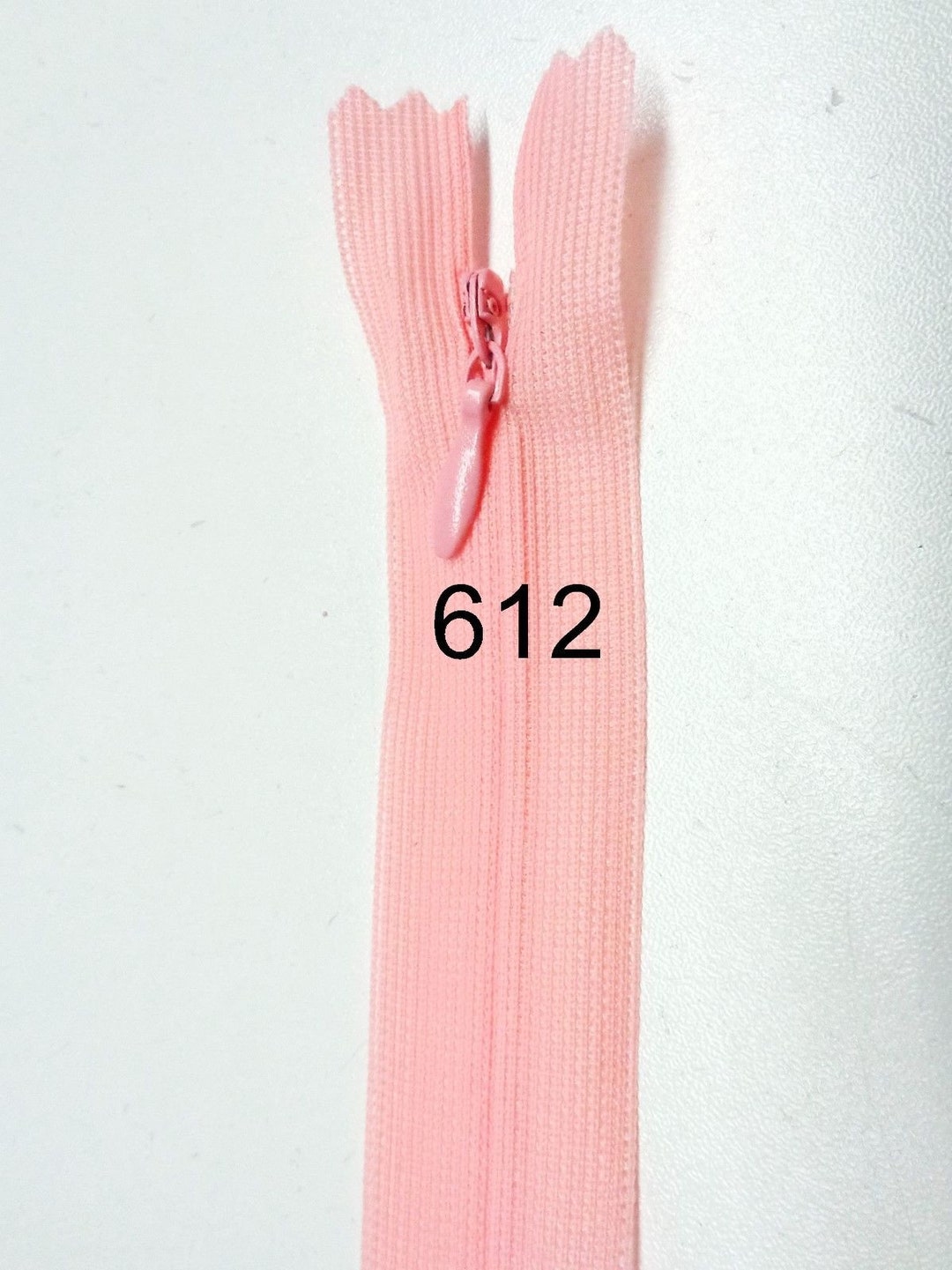 Zipper, 55 Cm, Concealed Seam, Color-612 - Etsy