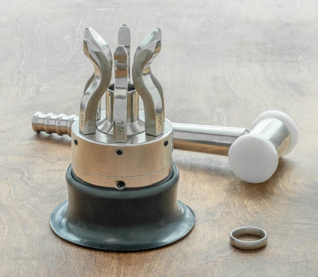 6 Pc Premium Ring Marking Stamp Set With Stand and Hammer - Etsy