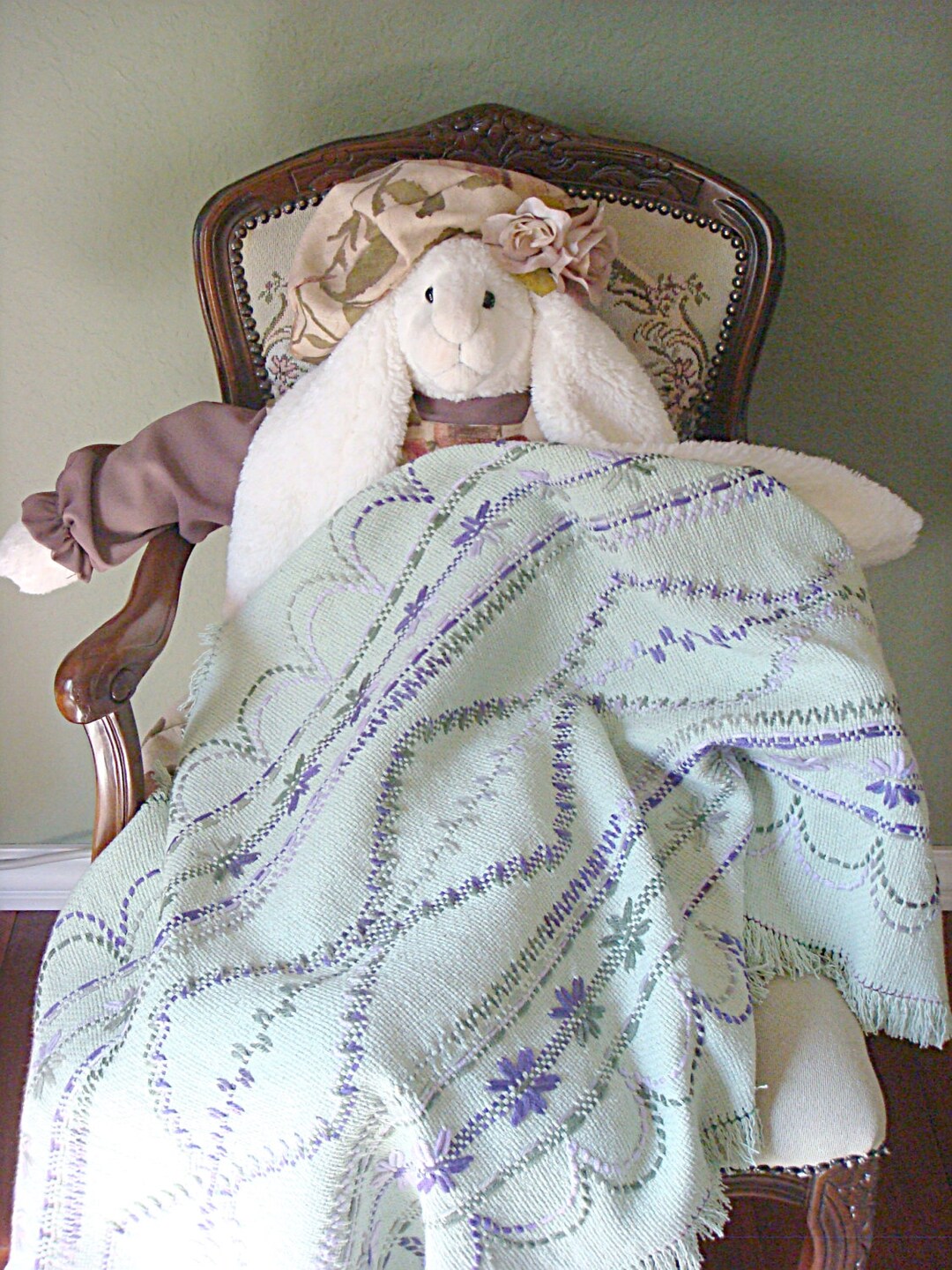 DIGITAL Spring Patches Lap Afghan Pattern for Swedish Weave - Etsy