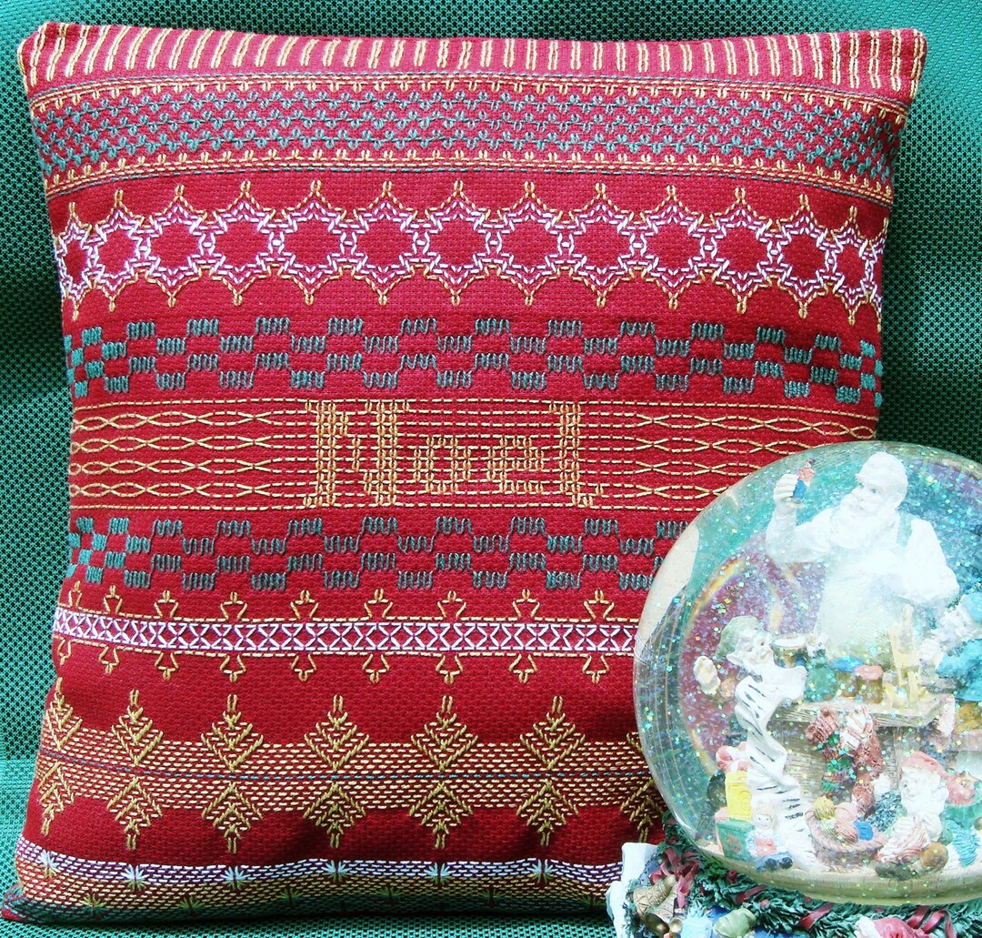 DIGITAL Christmas Sampler Chart Pack for Huck Embroidery - Etsy