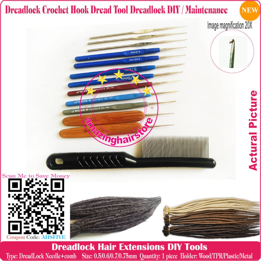 Professional Dreadlock Dreading Comb / Dread Crochet Hook Brand New ...