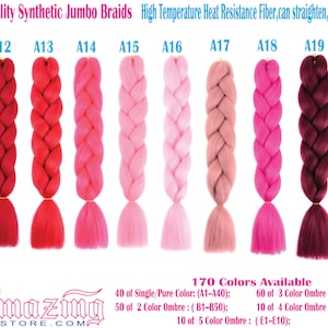 Buy 10 Get 12 PACKS Color A1~A40 of 255 Fancy Color High Quality ...