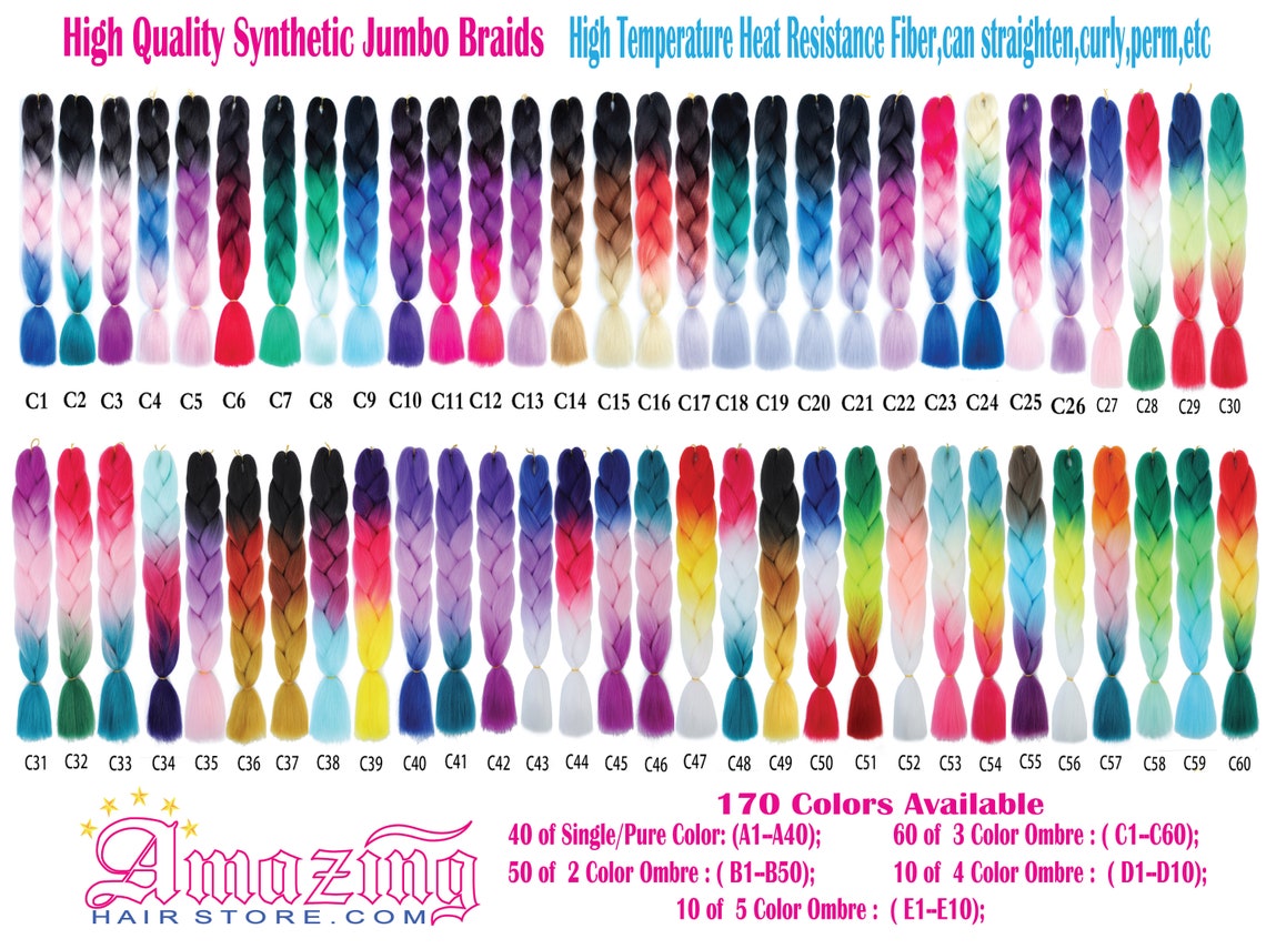 Buy 10 Get 12 PACKS Color A1~A40 of 255 Fancy Color High Quality ...