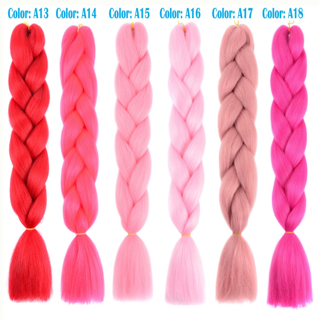 Color A1~A40 in Pay 10 Get 12 PACKS of 255 Colors High Quality Braiding ...