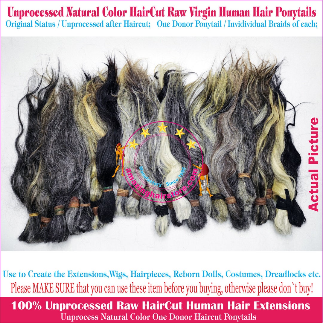 Cuticle Kept Unprocessed Natural Color Haircut Raw Virgin 100% Human ...