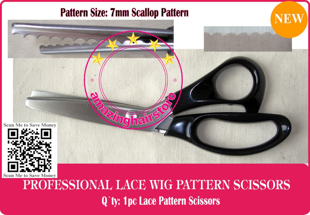 7mm Jagged Scissors Pinking Shears Lace Scissors to Make - Etsy