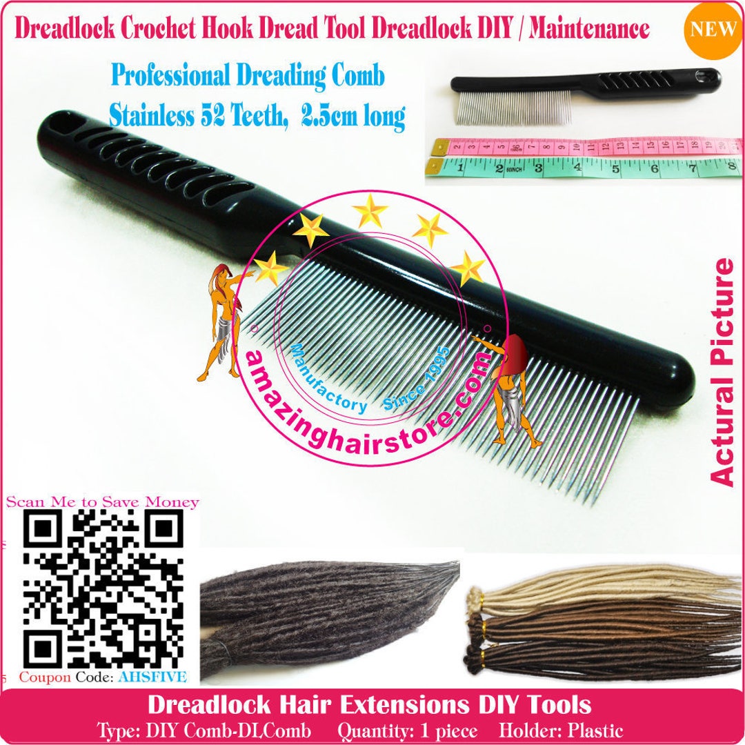 Professional Dreadlock Dreading Comb / Dread Comb Brand New Dread Comb ...