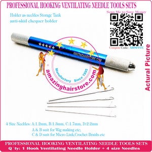 1/2/4/6/12/24 Pieces Brand NEW Latch Crochet Needle Hook Dreadlock ...