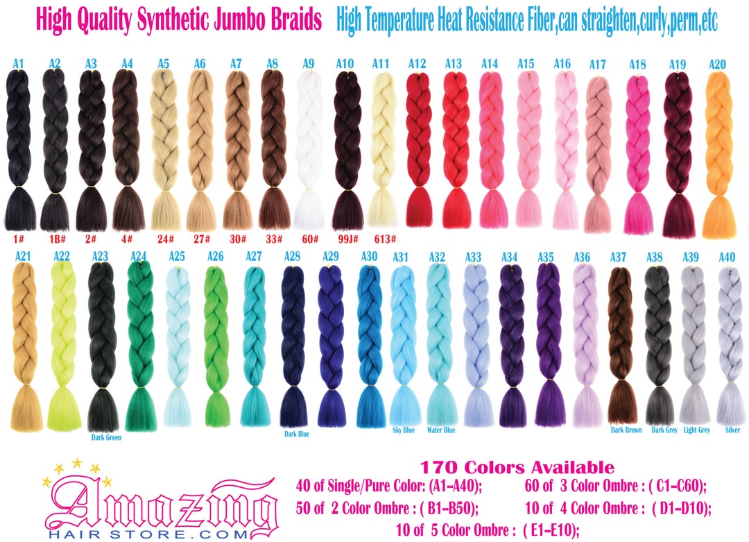 Buy 10 Get 12 PACKS Color A1~A40 of 255 Fancy Color High Quality ...