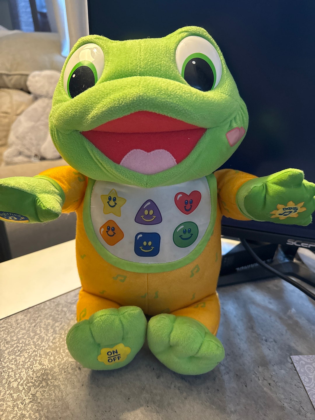 2001 Baby Tad Leapfrog Interactive Musical Talking & Singing Plush Doll ...