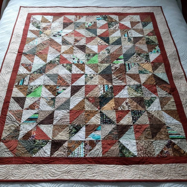 Fall Patchwork Quilt - Etsy