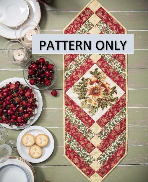 Christmas Table Runner Quilt Pattern - Etsy