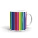 The Vivid Collection: Rainbow Striped Mug - Etsy