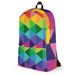 Colorful Backpack for School Work or Traveling Rainbow Bag to - Etsy
