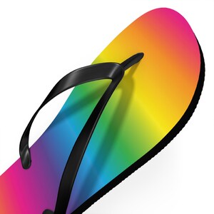 Rainbow Aura Flip Flops - Etsy