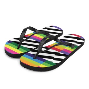 Rainbow Flip-flops - Rainbow Sandals - Amazing Rainbows - Etsy