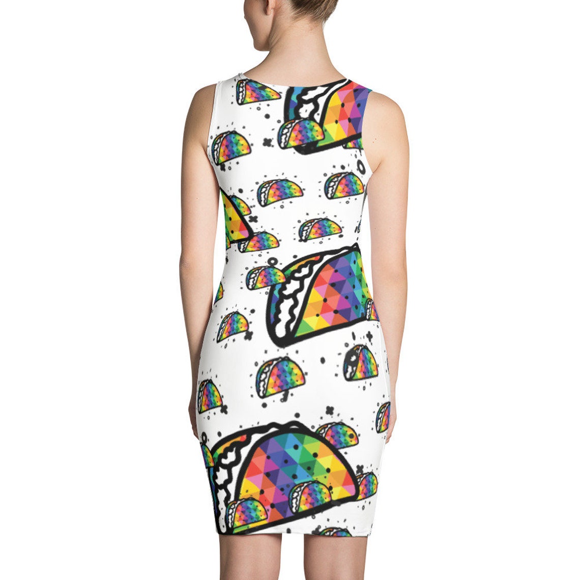 Women's Taco Dress Rainbow One-piece for Taco Lovers or - Etsy