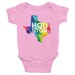 Houston Texas Baby Infant Apparel Colorful Texas State Houston Texas ...