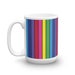 The Vivid Collection: Rainbow Striped Mug - Etsy