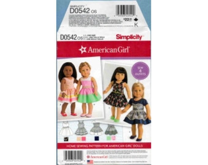 2016 American Girl 18 Doll Clothes Four Different Dress Outfits Uncut ...