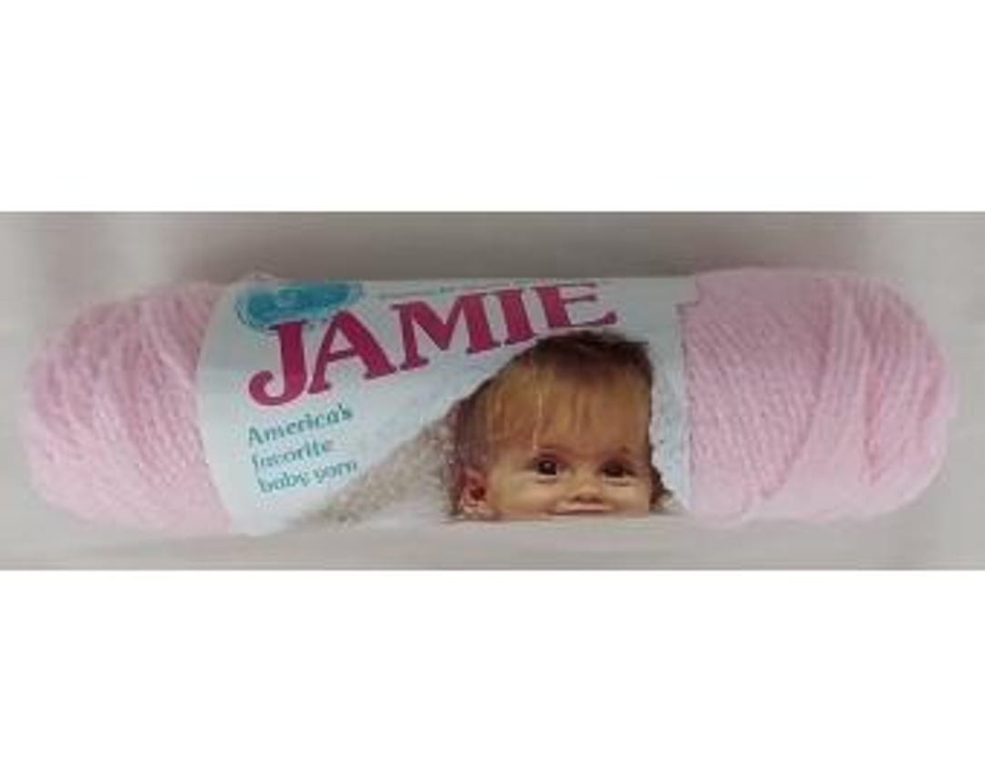 1990s Jamie Baby Pompadour Pink Vintage Yarn 1 Skein 1.75 Oz - Lion ...