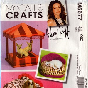 2008 Pet Bed Dog Cat Divan Chaise Lounge Canopy by Designer Hilary Duff ...