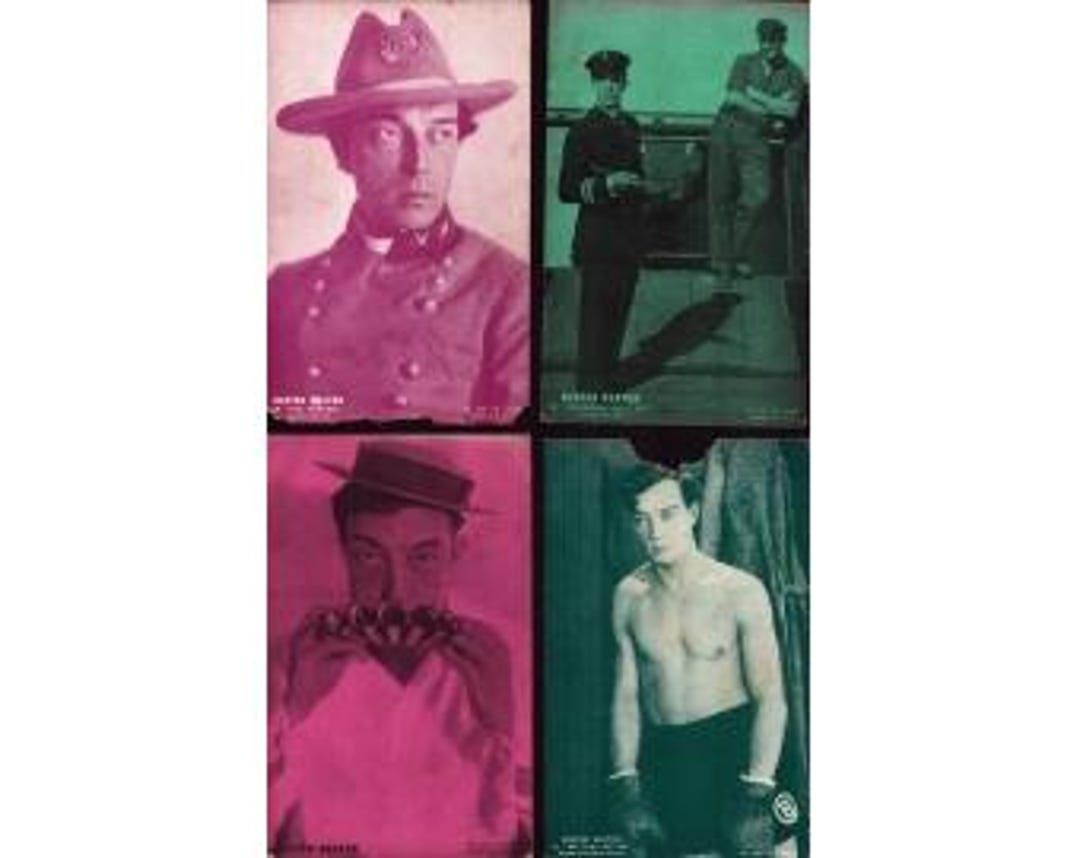 1920s Buster Keaton Arcade Cards 1920s Arcade Card Exhibit Supply ...