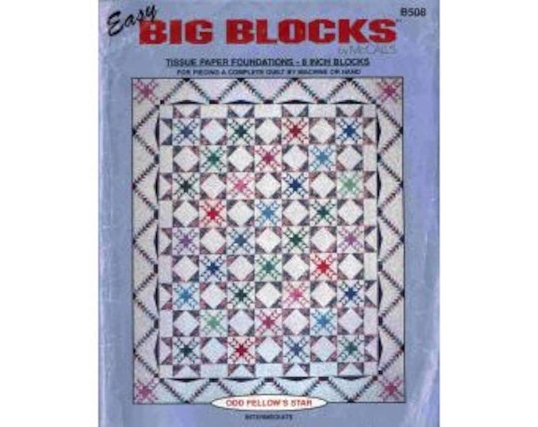 1996 Odd Fellow's Star DIY Quilt Paper Piecing Pattern by Cindi ...